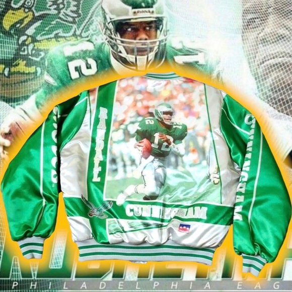 NFL | Jackets & Coats | Vintagephiladelphia Eagles Randall Cunningham ...